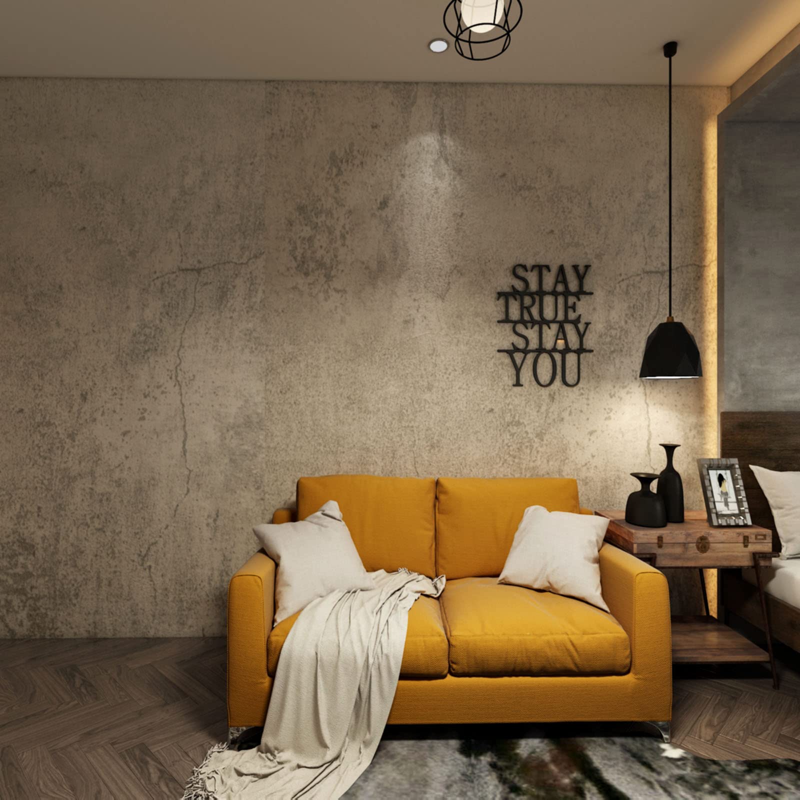 3yecao 31"×354" Extra Thicker Light Brown Grey Concrete Contact Paper Gray Concrete Wallpaper Peel and Stick Wide Viny Wrap 3D Textured Cement Waterproof Wall Sticker for Walls Bedroom Bathroom Gym