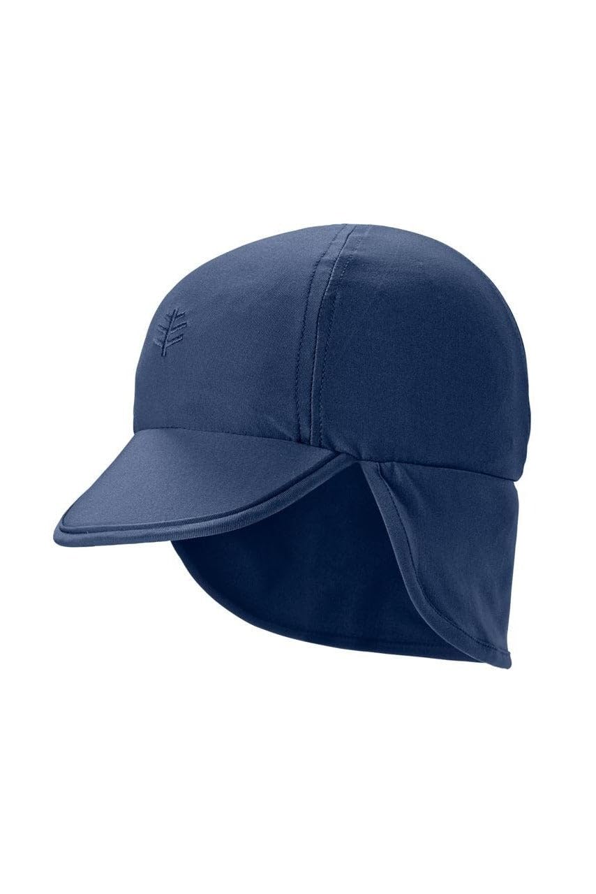 Coolibar UPF 50+ Baby Splashy All Sport Hat - Sun Protective (2-3T- Navy)
