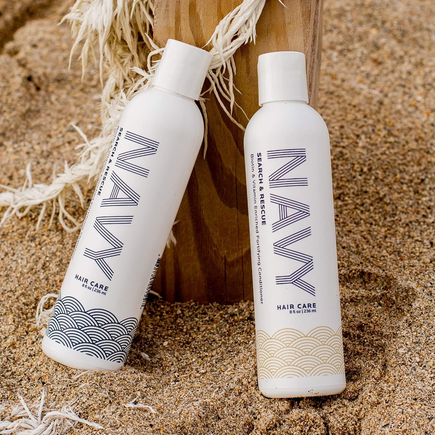 NAVY Search and Rescue Conditioner - Biotin and Vitamin Enriched Fortifying Hair Conditioner - 8 fl oz