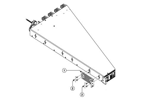 RW RoutersWholesale 19" Accessory Kit Compatible/Replacement for Cisco Catalyst 9500 Series C9500-ACC-KIT-19I=