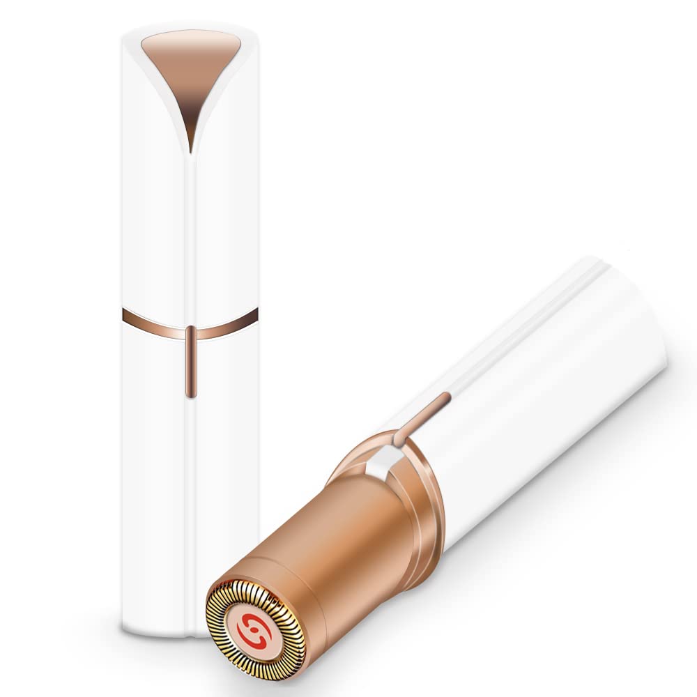 MEIYIXIN Facial Hair Removal Lipstick Hair Remover for Women Face Portable Painless Waterproof, Battery Powered Electric Hair Shaver Razor for Cheek, Chin, Lip and Neck
