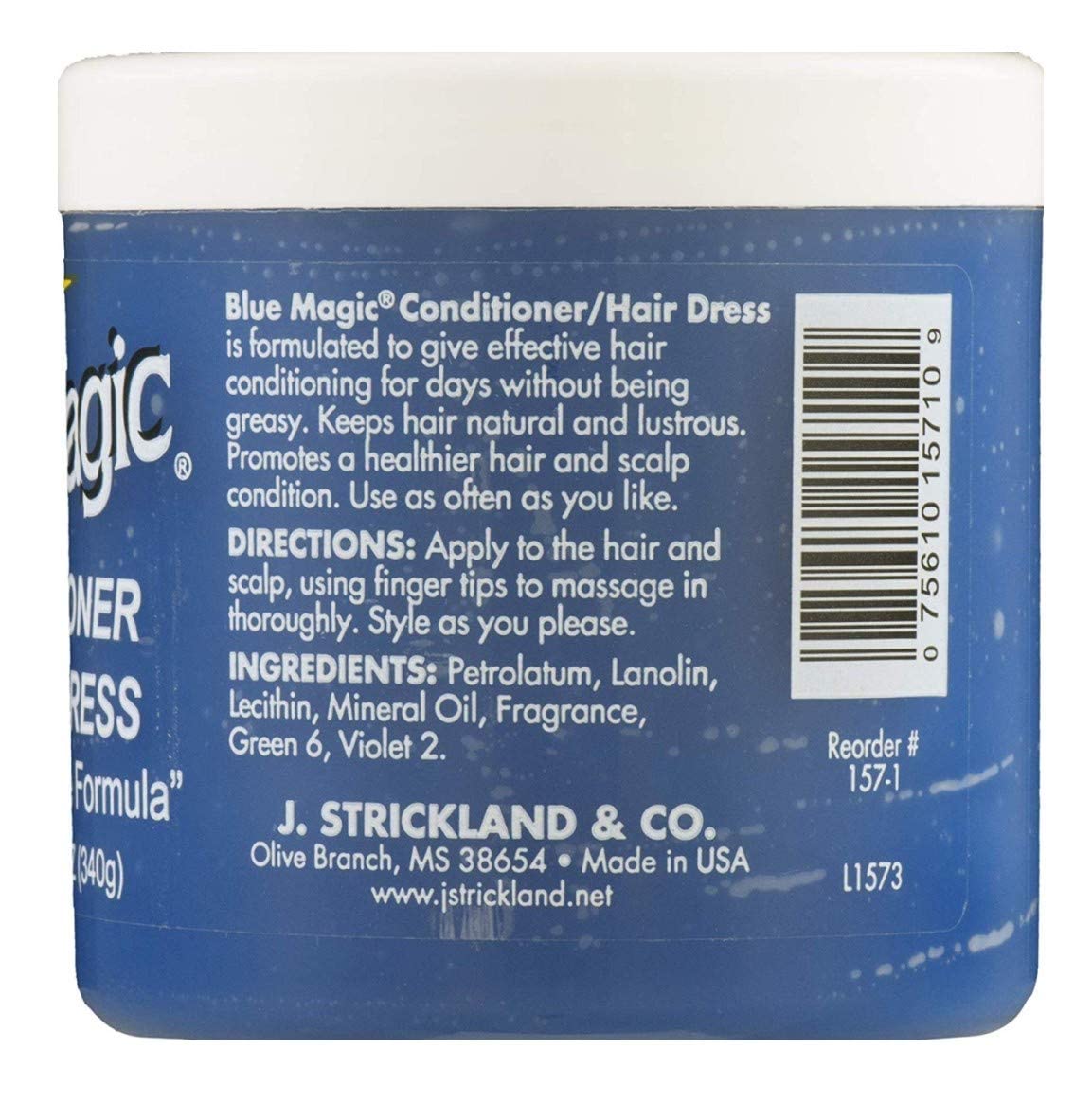 Blue Magic Conditioner Hair Dress Original 12 oz (Pack of 6)
