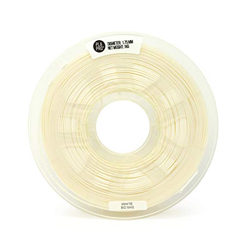 Gizmo Dorks PLA Pro Plus 3D Printer Filament 1.75mm 1kg, Engineering Grade White
