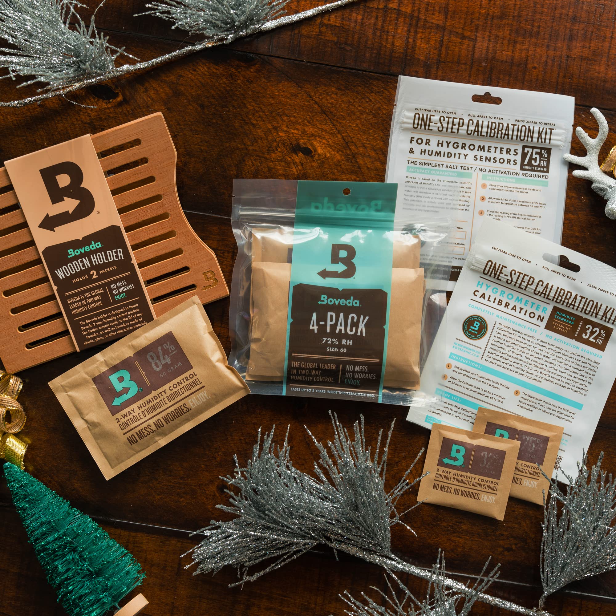 Boveda One Step Hygrometer Mess Free Calibration Kit – Preloaded 32% RH 2-Way Humidity Control – Hygrometer Accuracy – Precise Test for Digital and Analog Hygrometers and Humidity Sensors – 1 Count