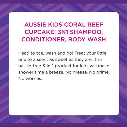 Coral Reef Cupcake 3 in 1 Shampoo + Conditioners & Body Wash 29.2 Fl Oz