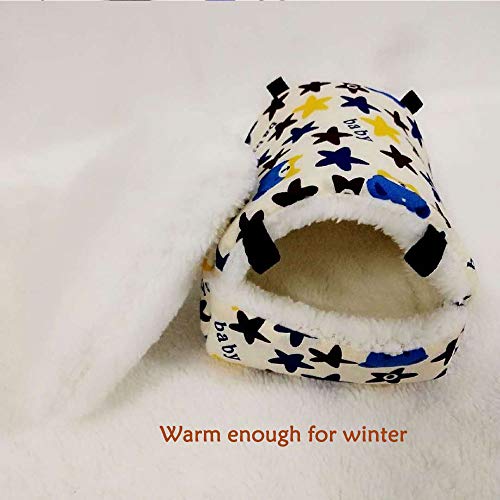 Oncpcare Winter Warm Small Animals Bed Playing Soft Hedgehog Bed Sleeping Cute Hamster Hammock Birds House Hanging Resting for Gerbil Young Guinea Pig Degu Drawl Hedgehog