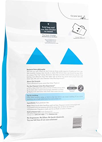 Boxiecat Premium Clumping Cat Litter - Scent Free - Clay Formula - Ultra Clean Litter Box, Longer Lasting Odor Control, Hard Clumping, 99.9% Dust Free