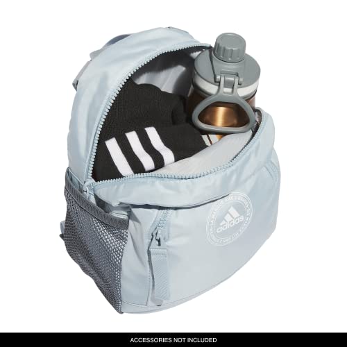 adidas Linear 3 Mini Backpack, Wonder Blue/White, One Size