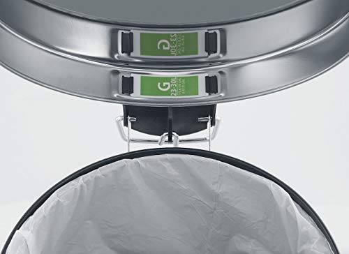 Brabantia PerfectFit Trash Bags (Size G / 6-8 Gallon) Thick Plastic Trash Can Liners with Tie Tape Drawstring Handles (20 Bags)
