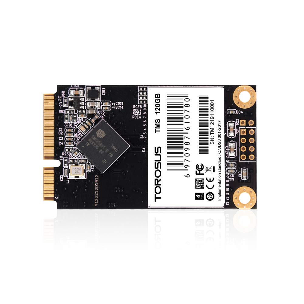 TOROSUS mSATA 50 * 30MM 120GB Solid State Drive for Laptop Computer Black/Blue