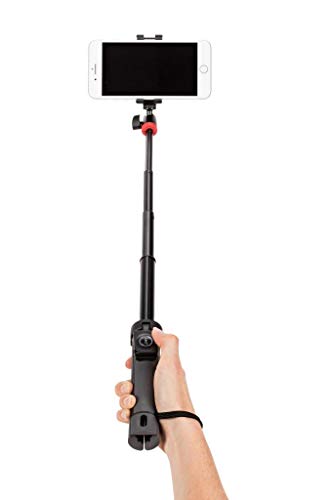 JOBY JB01550-BWW TelePod Mobile Tripod for Smartphone and Camera - Bluetooth Remote, Monopod, Selfie Stick, Vlogging, iPhone, Mirrorless, 360, Action Camera, Lights