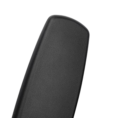 ALUCSET 10" Long x 3" Wide Office Chair Replacement Armrest Arm Pads Caps Univeral 4" 5.5" Mounting Hole Office Chair Parts 1 Pair (Black, Set of 2)