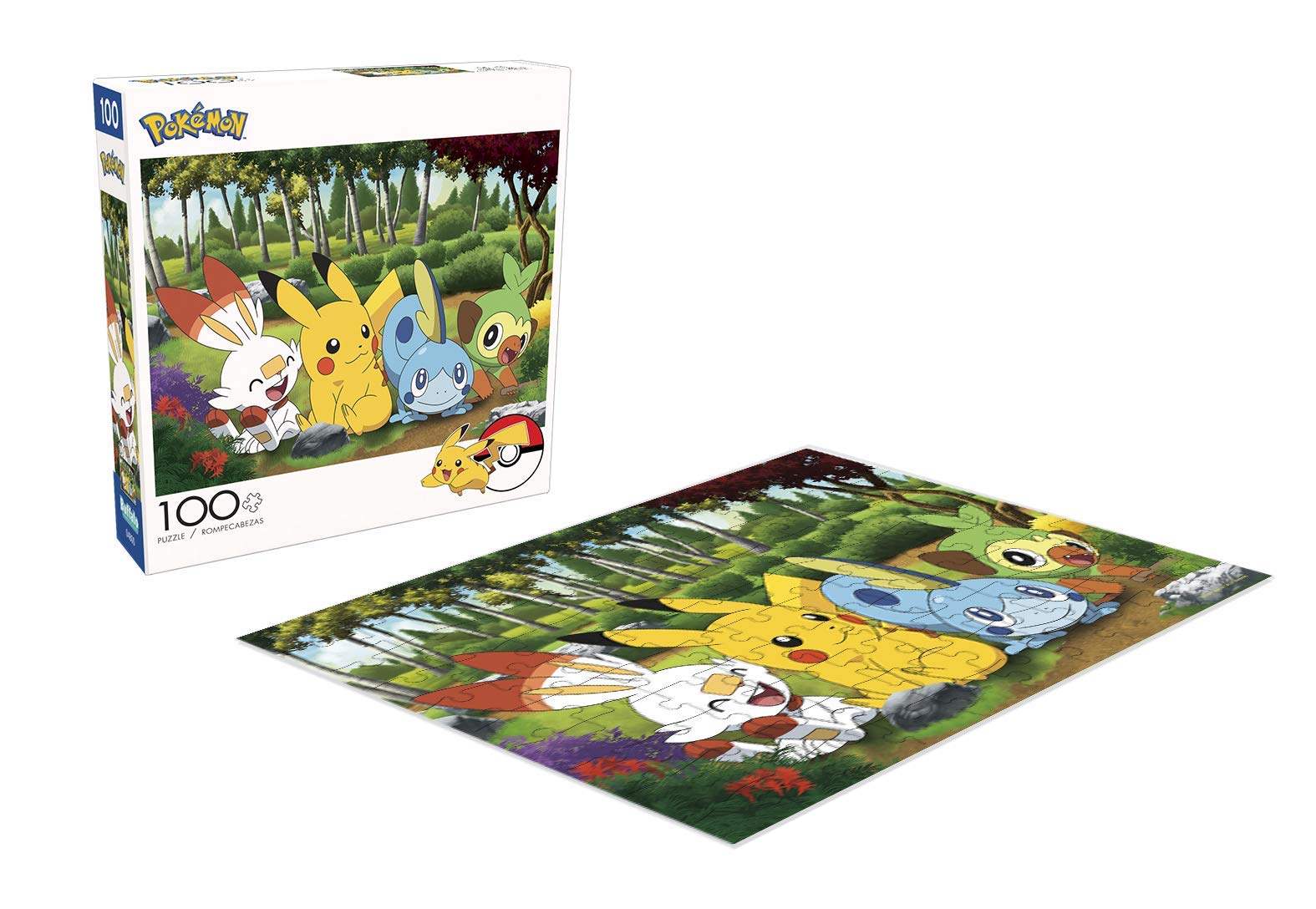 Buffalo Games - Pokemon - Galar Friends - 100 Piece Jigsaw Puzzle