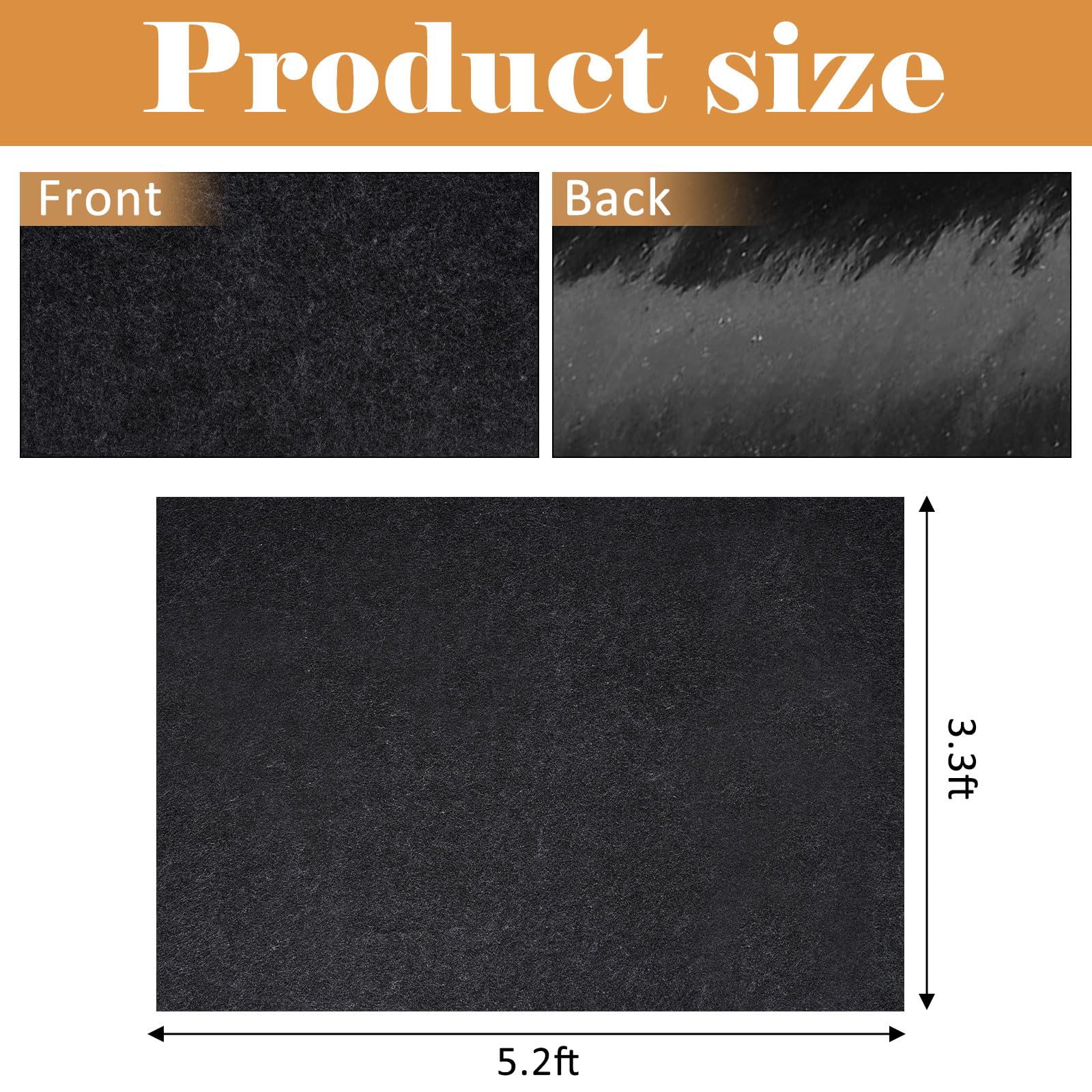 6.2x8.2 TF Outdoor Storage Shed Floor Mat Shed Flooring Outdoor Storage Room Mat, Waterproof, Moisture-Proof, Dustproof, Thickened and Not Easily Dirty, Excluding Storage Shed