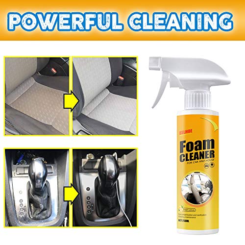 Amplesunshine Foam Cleaner, Powerful Stain Removal Kit, Warm Tint Foam Cleaner,Simple Tech Spray Cleaner,Foam Cleaner All Purpose for Car and House (30ML-1PCS)