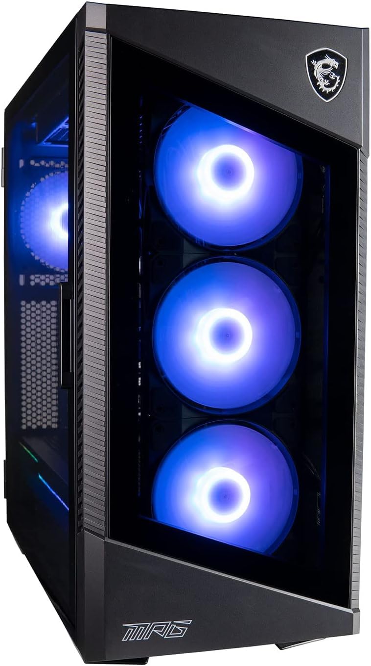 Empowered PC MPG Velox Gaming Desktop (NVIDIA GeForce RTX 4070 TI, Ryzen 7 5700X Processor, 32GB DDR4 RAM, 512GB NVMe SSD + 2TB HDD, WiFi, Windows 11 Home) RGB Gamer Computer (by_MSI)
