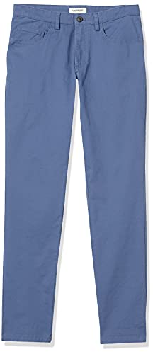 Amazon Essentials Men's Slim-Fit 5-Pocket Comfort Stretch Chino Pant (Previously Goodthreads), Denim, 38W x 34L