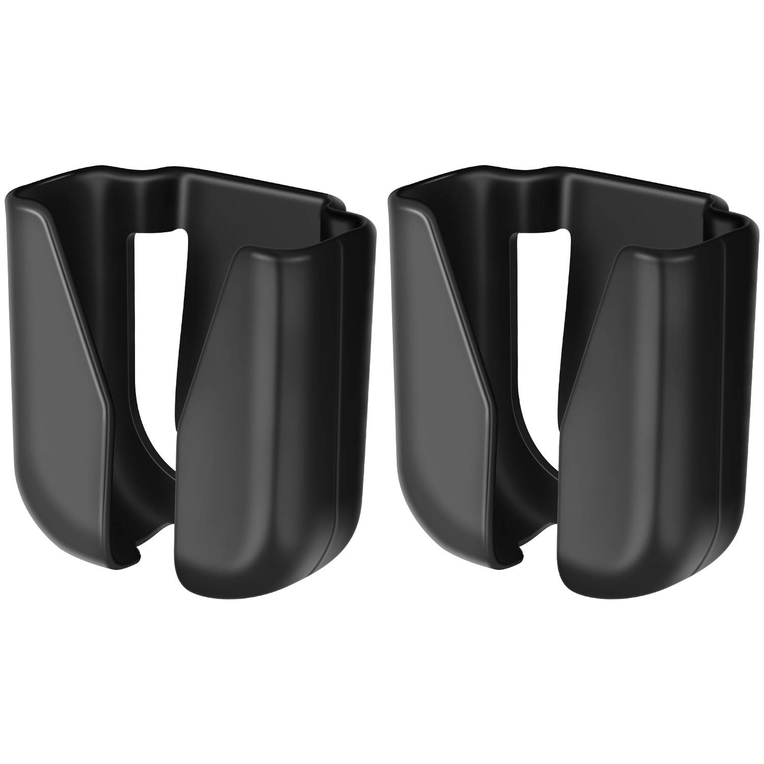 Black Waist Belt Stethoscope Holder Clip Lightweight Holster Plastic Stethoscope Tube Holder, Fits Most