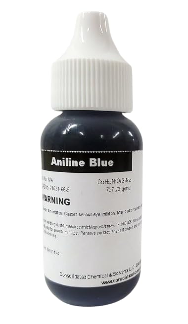 Aniline Blue Stain 1oz (30ml) Dropper Bottle