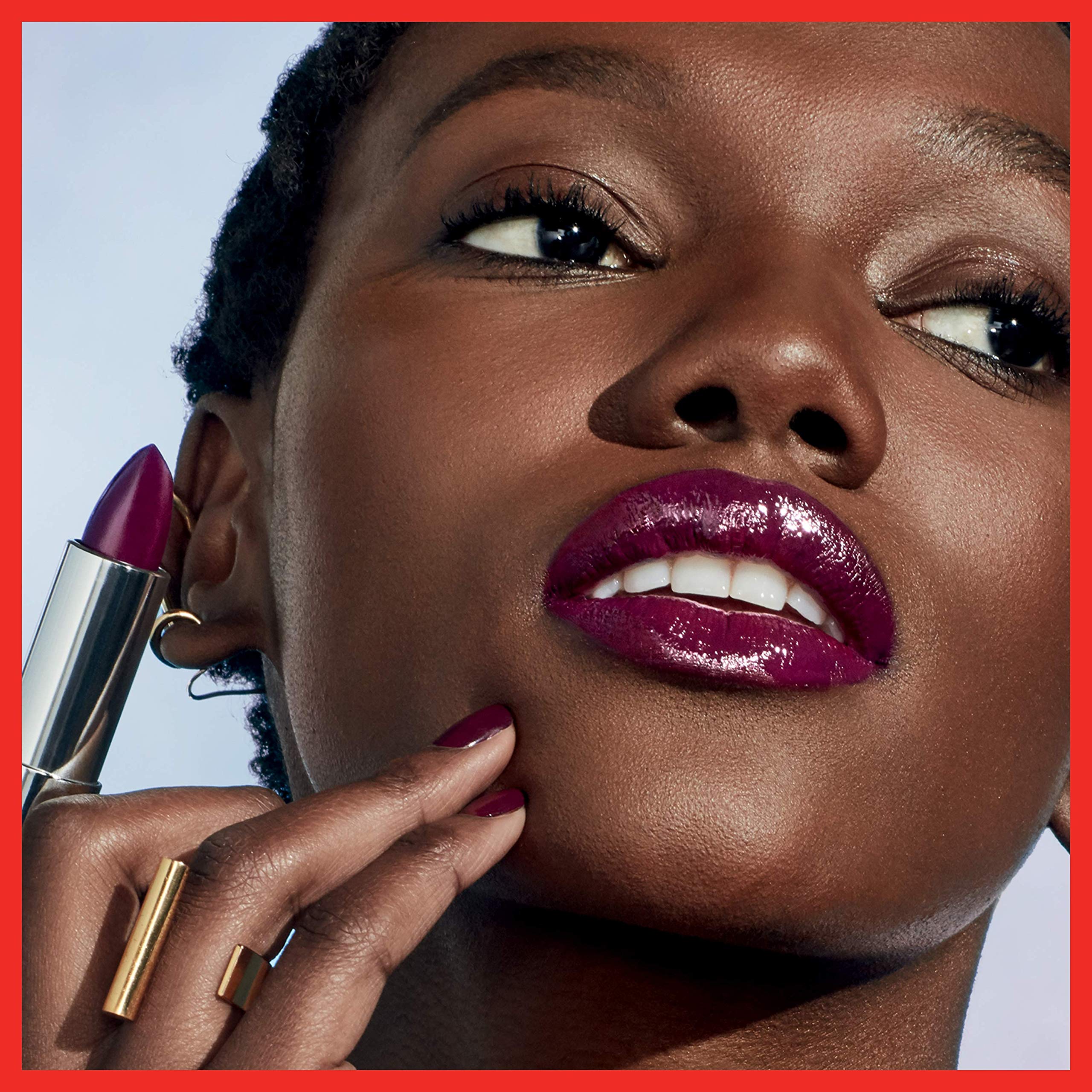 Maybelline Color Sensational Lipstick, Lip Makeup, Cream Finish, Hydrating Lipstick, Nude, Pink, Red, Plum Lip Color, Wine Rush, 0.15 oz; (Packaging May Vary)