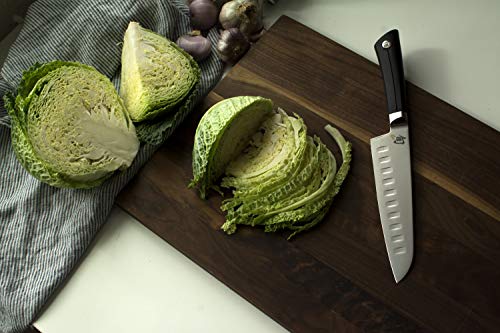 Shun Cutlery Sora 5-Piece Block Set, Kitchen Knife and Knife Block Set, Includes 6” Utility Knife, 9” Bread Knife, 7” Santoku Knife & Knife Block, Handcrafted Japanese Kitchen Knives