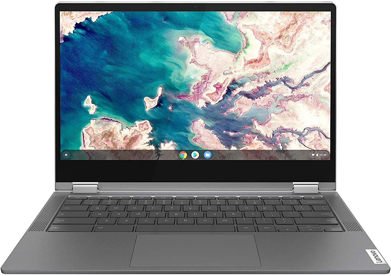 Lenovo Chromebook Flex 5 13" Laptop, FHD (1920 x 1080) Touch Display i3-10110U Processor, 4GB DDR4 OnBoard RAM, 64GB SSD, Intel Integrated Graphics, Chrome OS, 82B80006UX Graphite Grey (Renewed)