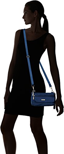 Baggallini Plaza Travel Mini Crossbody Bag, Pacific, One Size