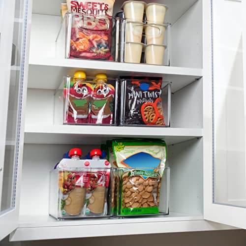ClearSpace Plastic Storage Bins β Perfect Kitchen Organization or Pantry Storage β Fridge Organizer, Pantry Organization and Storage Bins, Cabinet Organizers