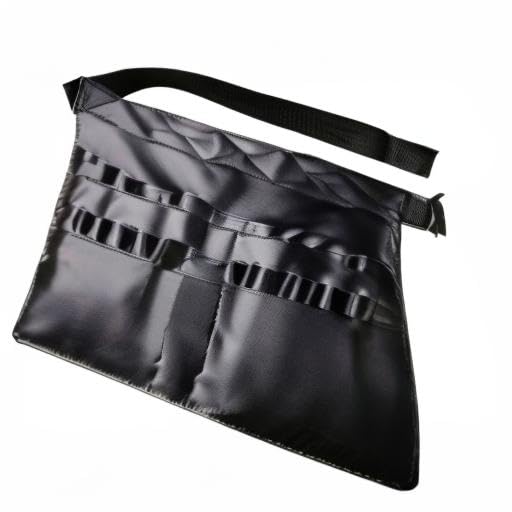 goldwheat Makeup Brush Belt Professional 26 Pockets With Artist Strap, Portable Foldable Cosmetic Pouch For Women