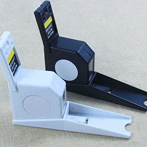 2m/78.7'' Stadiometer Right-Angle Telescopic Tape Measure, Wall Mounted Growth Stature Meter Measure Home Use Adult Children Roll Ruler Height Measuring Tool(White)