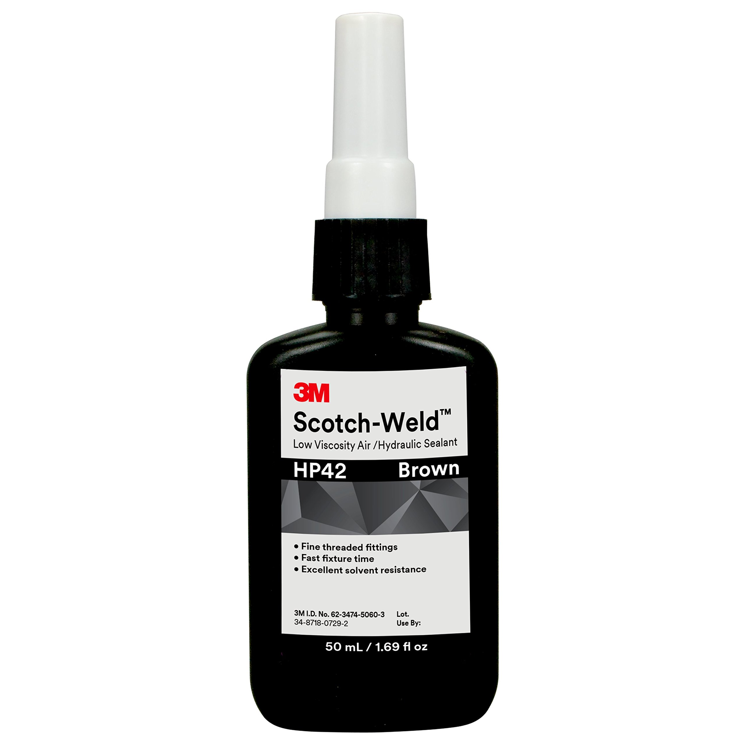 3M Scotch-Weld Low Viscosity Air/Hydraulic Sealant HP42, Brown, 50 mL Bottle