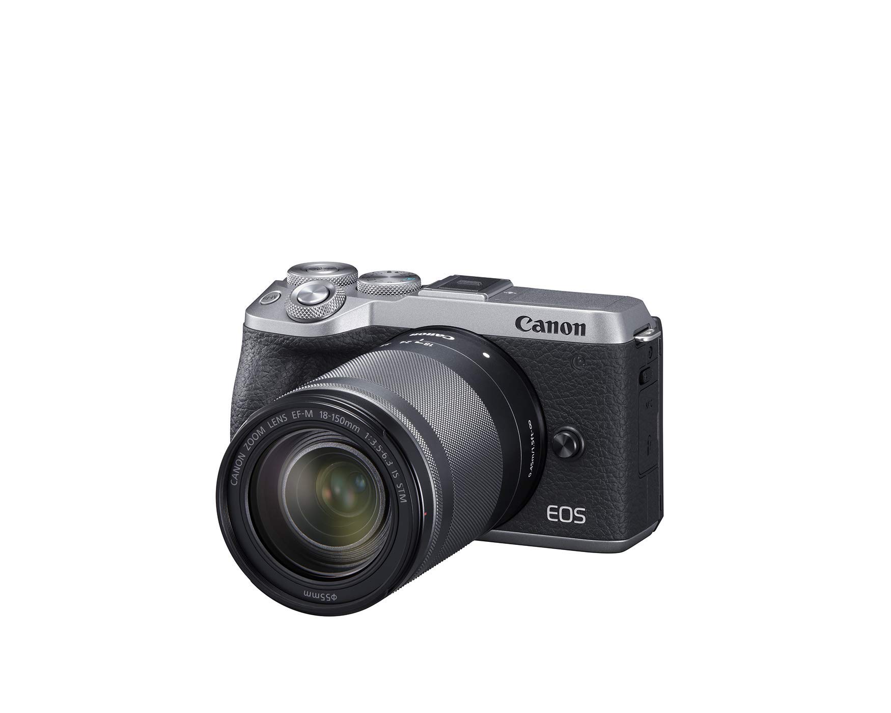 Canon EOS M6 Mark II (Silver)+Ef-M 18-150mm F/3.5-6.3 is STM + Evf Kit (Renewed)