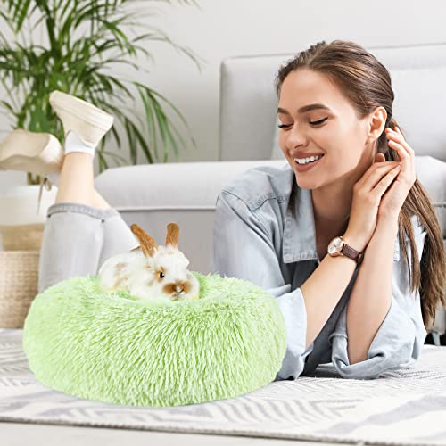Bunny Bed for Rabbits, Warm Rabbit Bed Small Animal Beds for Guinea Pig, Chinchilla, Chipmunk, Squirrel, Bunny Beds Mat Nest, Green