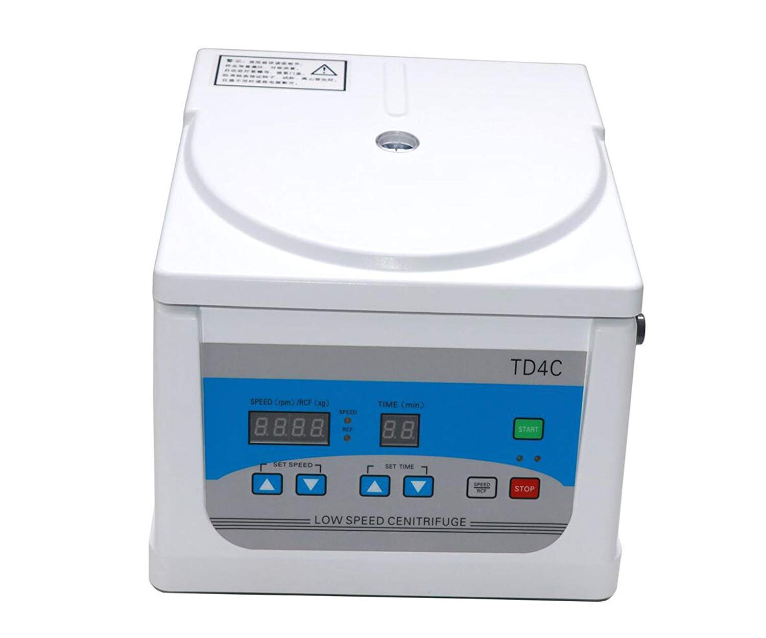 PRP Centrifuge - DEJUN 4000rpm Lab Benchtop Centrifuges with Aluminum Alloy Rotor 8 x 10/15ml and Digital Display Laboratory Low Speed Desktop Centrifugal Machine