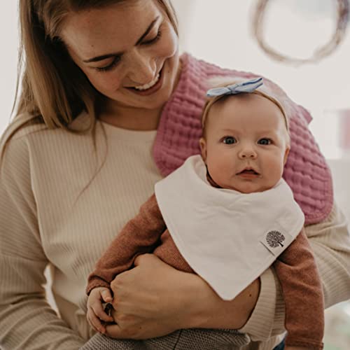 Parker Baby Bandana Drool Bibs β 8 Pack Baby Bibs for Boys, Girls, Unisex -"The Basics Set"
