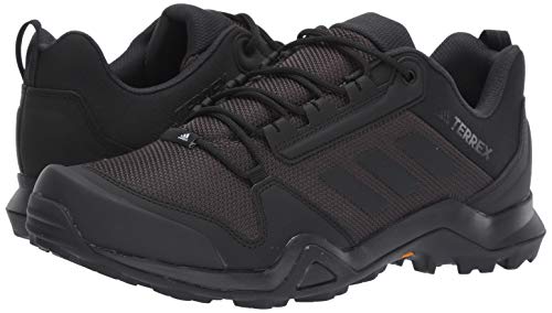 adidas outdoor mens Terrex Ax3 Hiking Boot, Black/Black/Carbon, 11.5 US