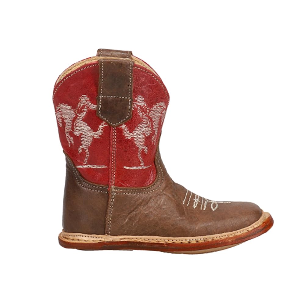 Roper Western Boot Boys Leather 3 Infant Brown 09-016-7912-1386 BR