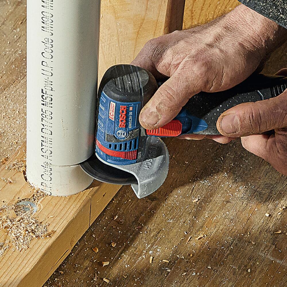BOSCH CW1LM300 5-Pack 3 In. x 1/16 In. Metal Cutting Wheel 46 Grit Compatible with 3/8 In. Arbor Type 1A (ISO 41) for Fast Cutting Applications in Metal, Stainless Steel