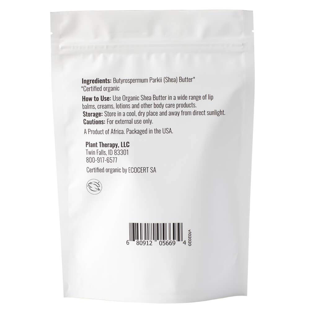 Plant Therapy Organic African Shea Butter Raw, Unrefined USDA Certified16 ounce Bar 100% Pure, Natural Moisturizer For Dry, Cracked Skin, Best for DIY