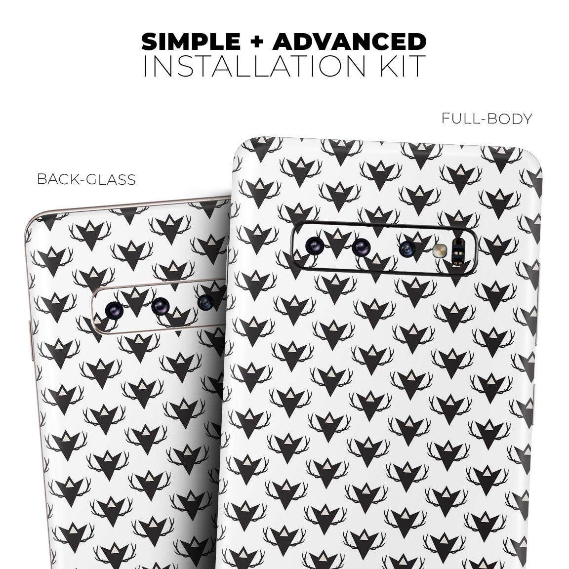 DesignSkinz The Arrowhead Antlers All Over Pattern Protective Vinyl Decal Wrap Skin Cover Compatible with The Samsung Galaxy S20 (Screen Trim & Back Glass Skin)