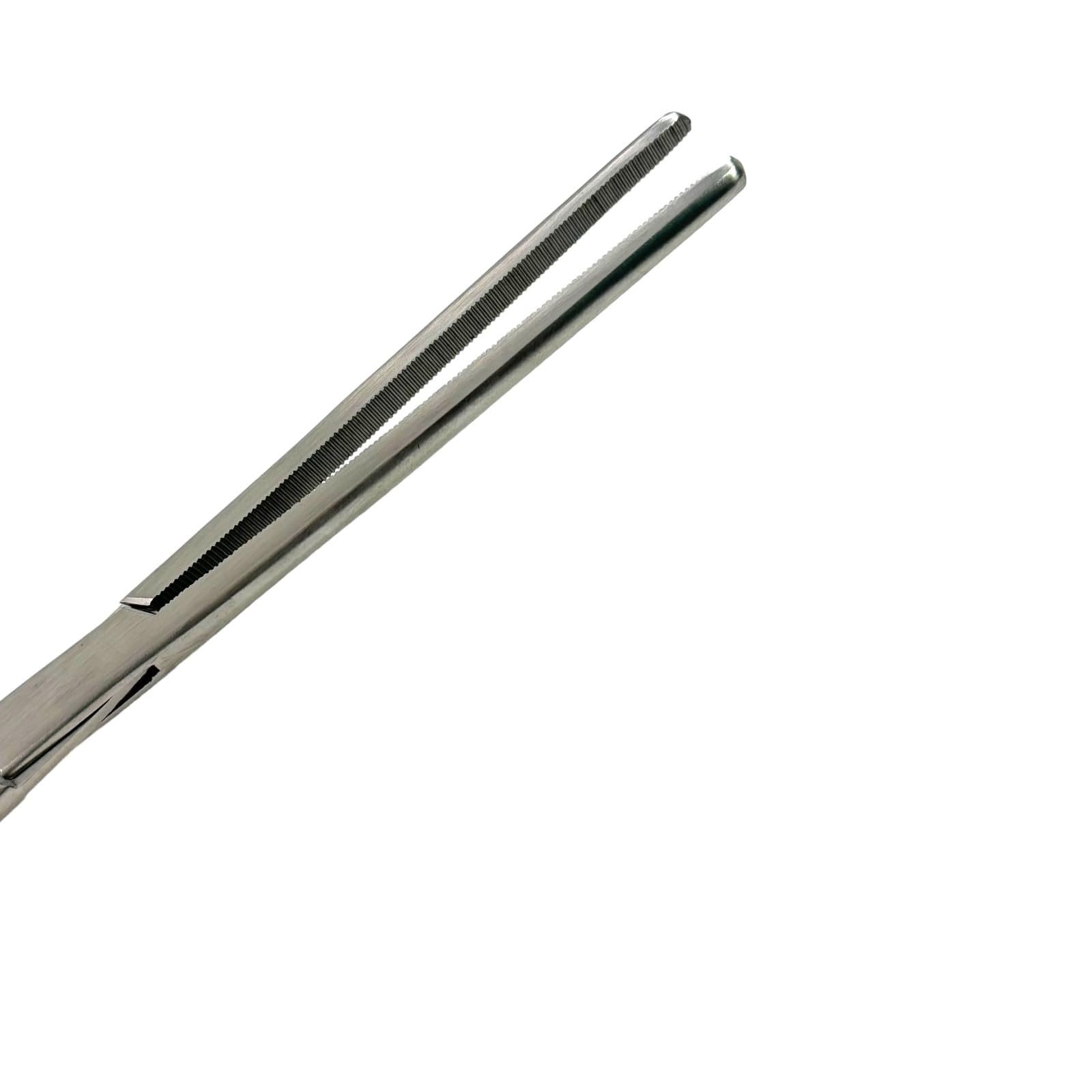 German Stainless Straight + Curved Hemostat Forceps, Hemostat Forceps clamp 10" (Cynamed Brand) set of 2 ea …