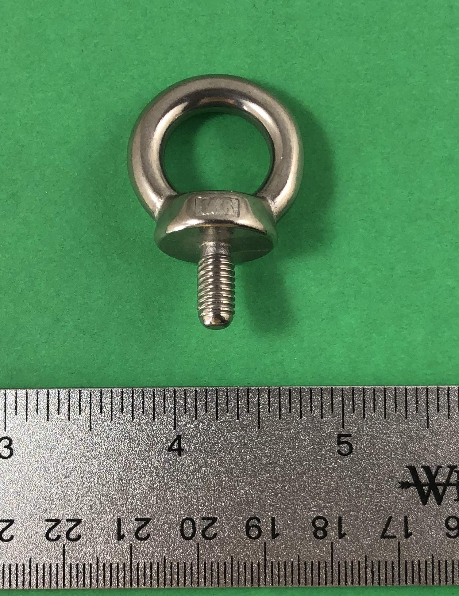 US STAINLESS Stainless Steel 316 Lifting Eye Bolt 6mm M6 Marine Grade Heavy Duty Pitch of 1