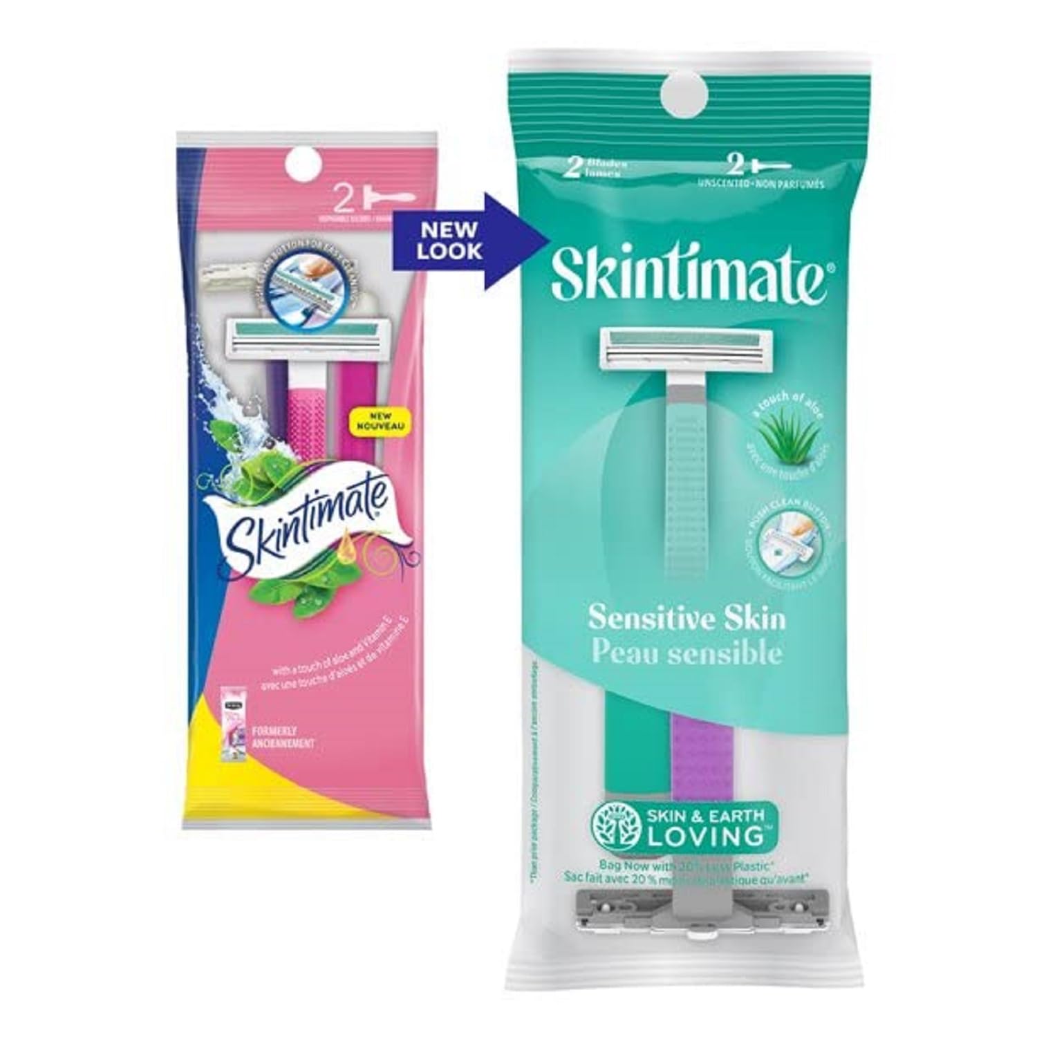 Skintimate Sensitive Twin Blade Disposable Razor (12 ct.)