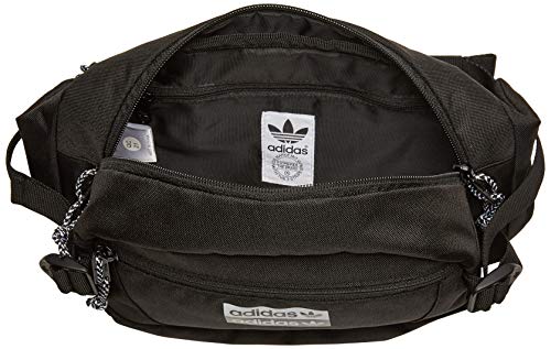 adidas Unisex Originals Utility Crossbody, Black/White, One Size