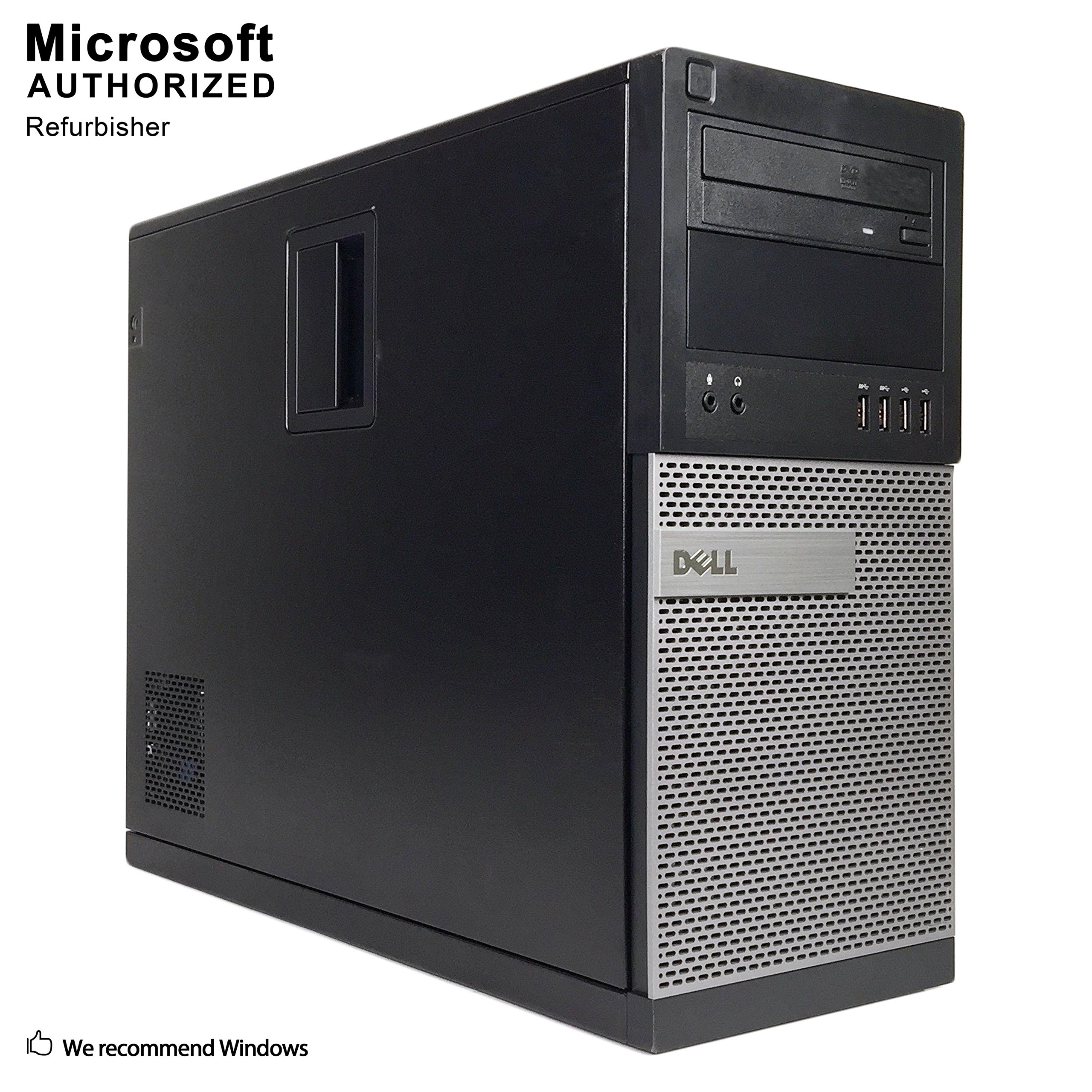 Dell Optiplex 9020 Business Tower Computer 4th Gen Desktop PC (Intel Core i5-4570, 4GB Ram, 500GB HDD, WiFi, VGA, Display Port) Win 10 Pro with CD (Renewed)