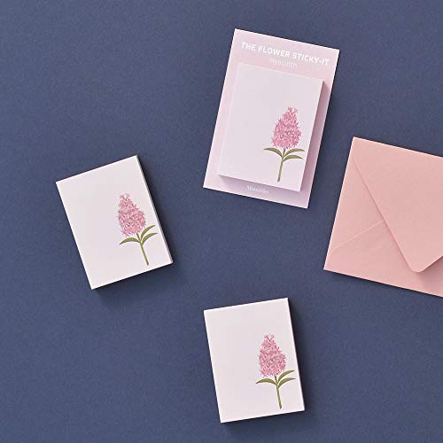 Monolike The Flower Sticky-It - 5p Set Self-Adhesive Memo Pad 50 Sheets