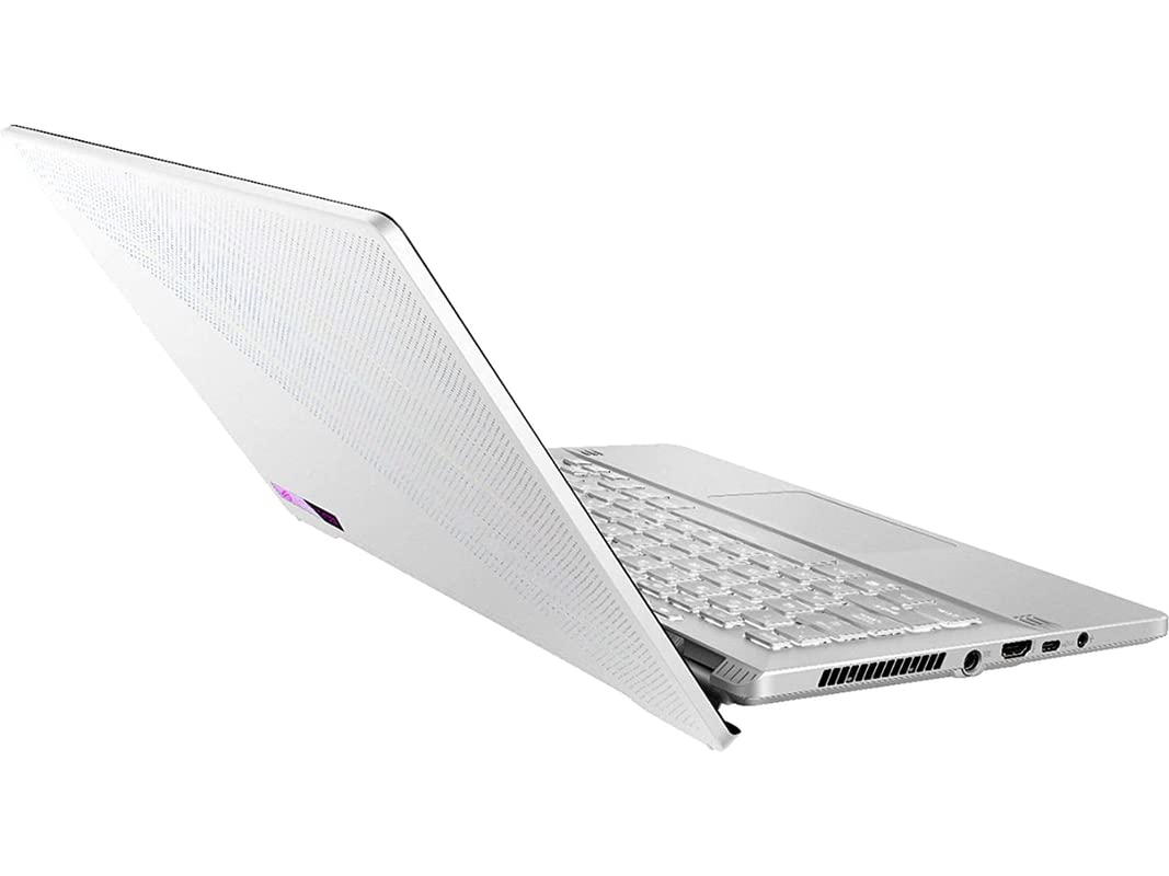 ASUS ROG Zephyrus 14" FHD 144Hz Gaming Laptop, AMD Ryzen 7-5800HS Processor, 24GB RAM, 2TB PCIe SSD, Backlit Keyboard, NVIDIA GeForce RTX 3060 Graphics, Windows 11, White, 32GB USB Card