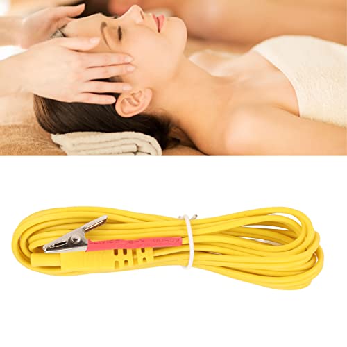 5pcs Safe Portable TENS Electrode Wire Replacement Clip Electrode Wire for Slimming Massager
