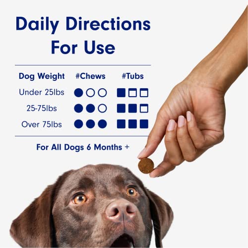 PetLab Co. Probiotics for Dogs, Support Gut Health, Digestive Health & Seasonal Allergies - Pork Flavor - 30 Soft Chews - Packaging May Vary