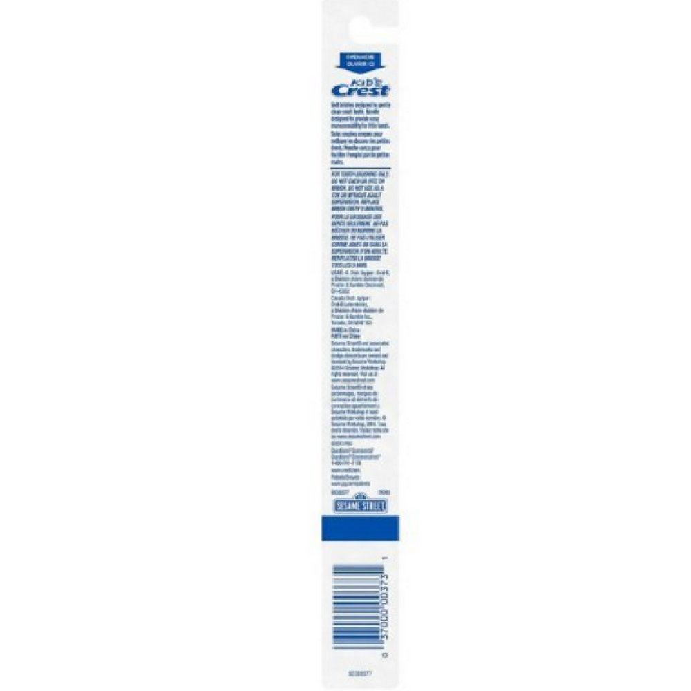 Crest Sesame Brush Size #40 Crest Kid's Sesame Street Toothbrush